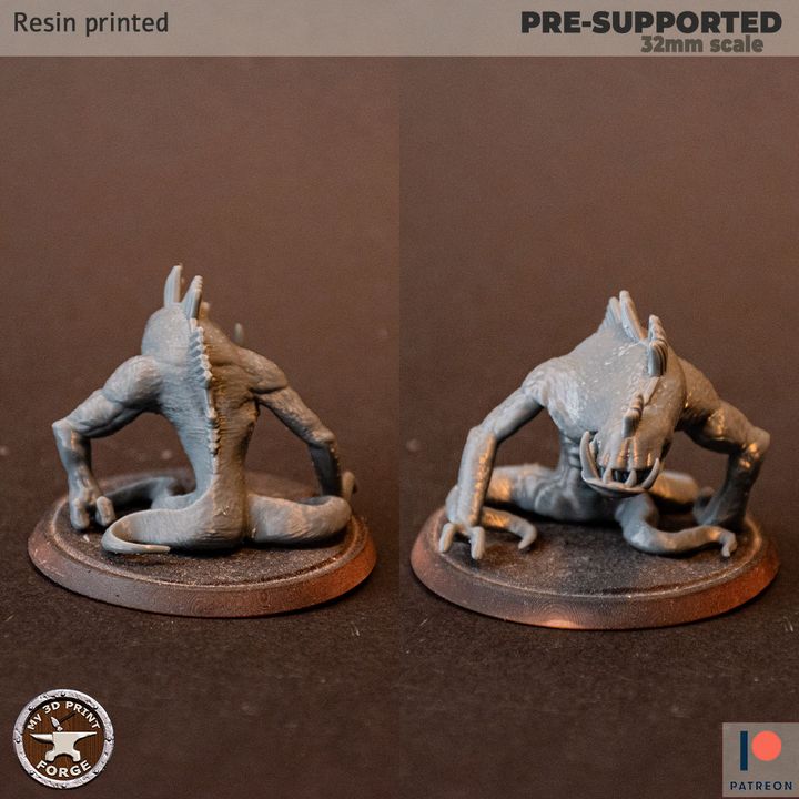 3D Printable Flesh Monster Nr3 by My3DPrintForge