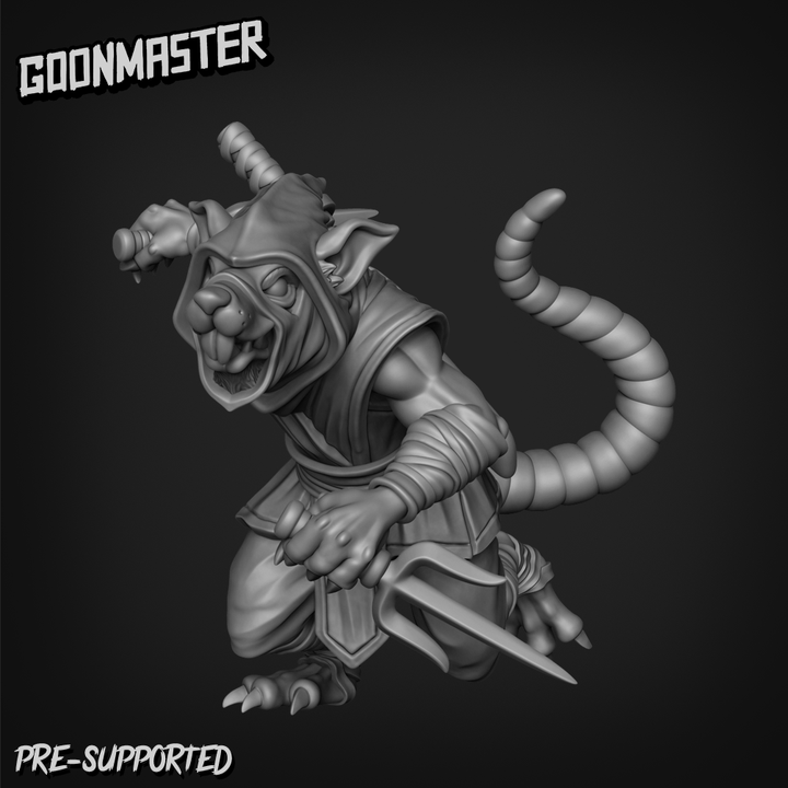 3D Printable Ninja Rat Tsai2 by Goon Master