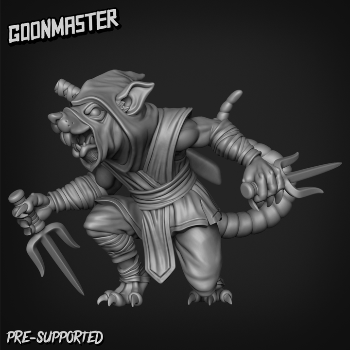 3D Printable Ninja Rat Tsai4 by Goon Master