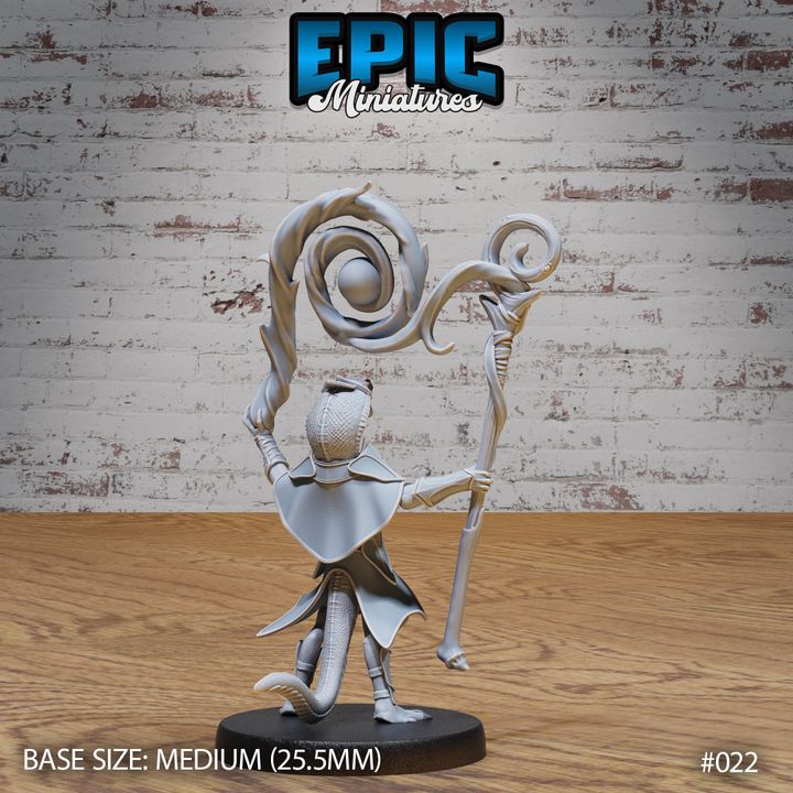 3D Printable Lizard Folk Army Set D / Reptilian Humanoid / Lizardfolk ...