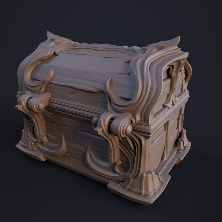3D Printable Articulated Master Chest by Alex Kolakowski