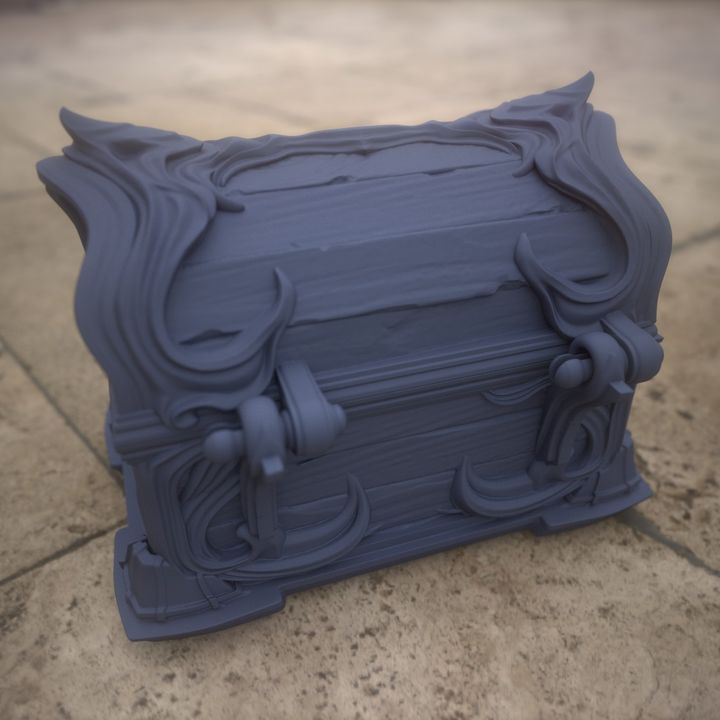 3D Printable Articulated Master Chest by Alex Kolakowski