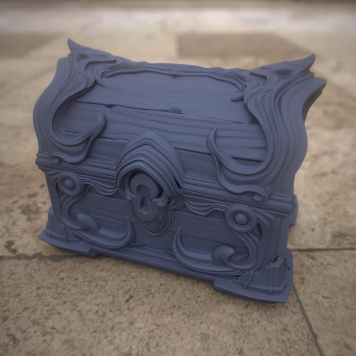 3D Printable Articulated Master Chest by Alex Kolakowski