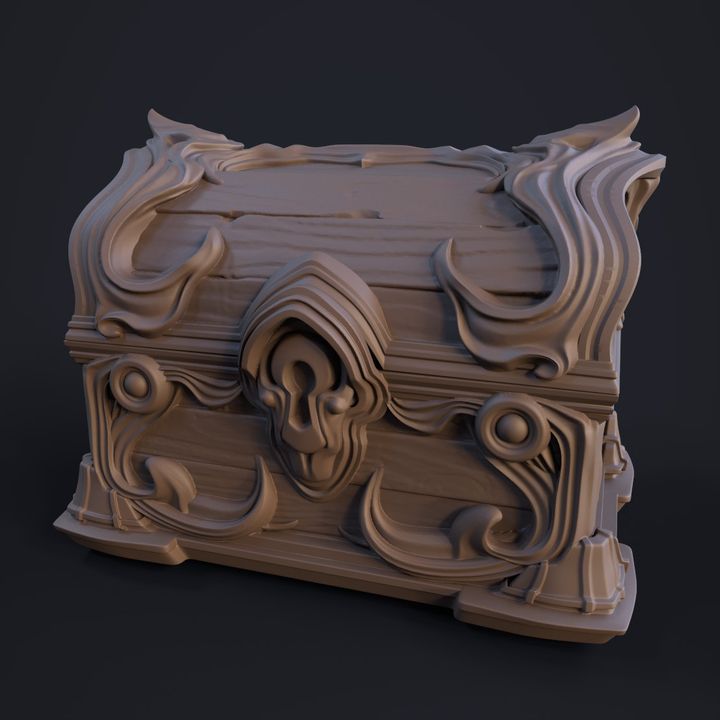 3D Printable Articulated Master Chest by Alex Kolakowski