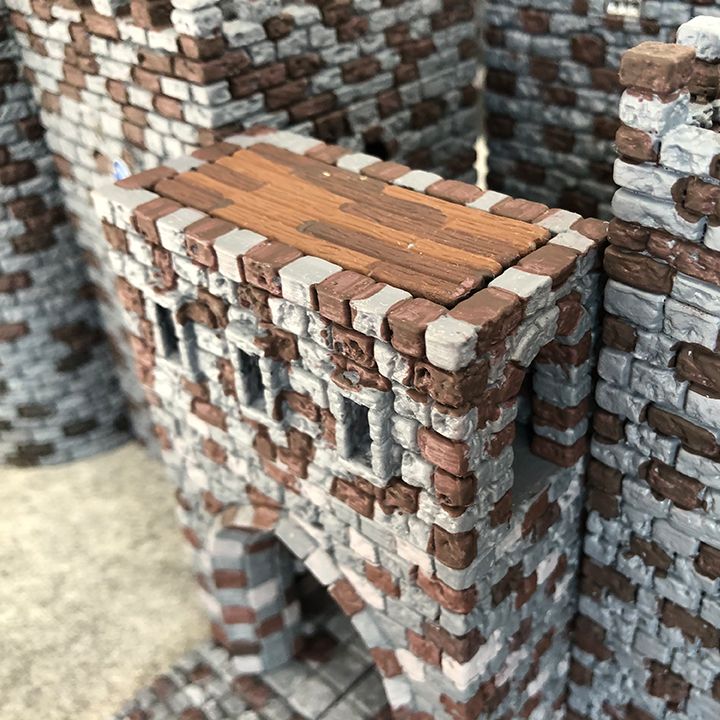 3D Printable Castle builder - Tower with gate by ARTMARKEVYCH