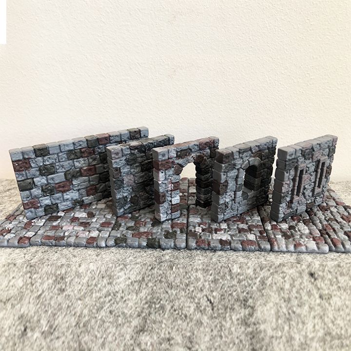 3D Printable Castle builder - Walls by ARTMARKEVYCH