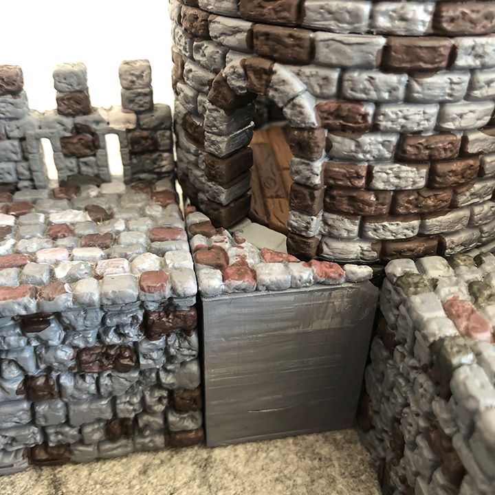3D Printable Castle builder - Walls by ARTMARKEVYCH