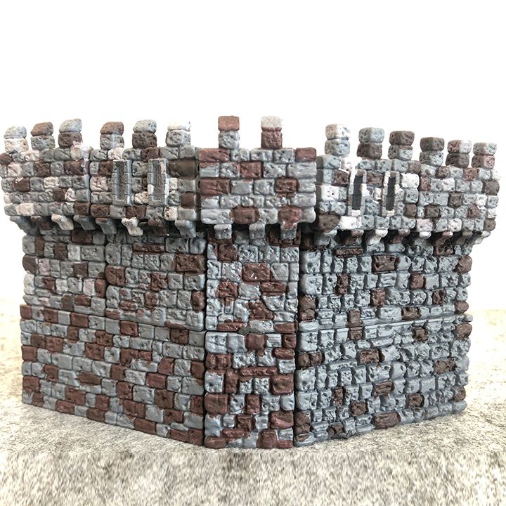3D Printable Castle builder - Walls by ARTMARKEVYCH