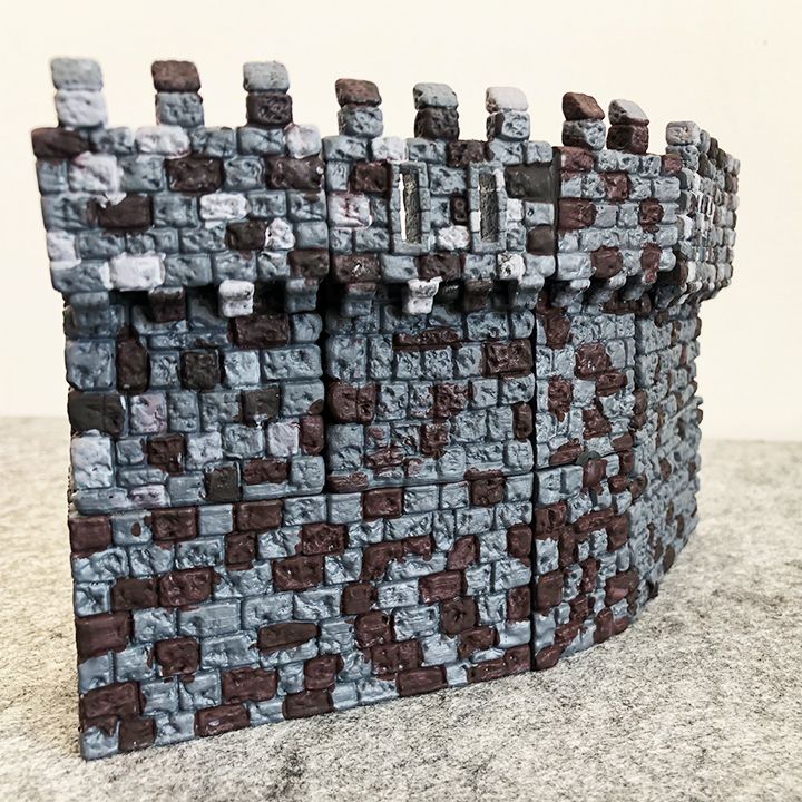 3D Printable Castle builder - Walls by ARTMARKEVYCH