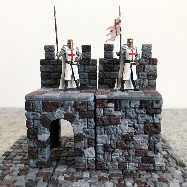 3D Printable Castle builder - Walls by ARTMARKEVYCH