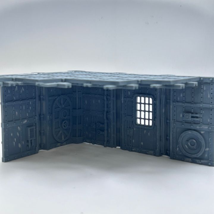 3D Printable Terrain Scifi war game by Hsprods Miniatures