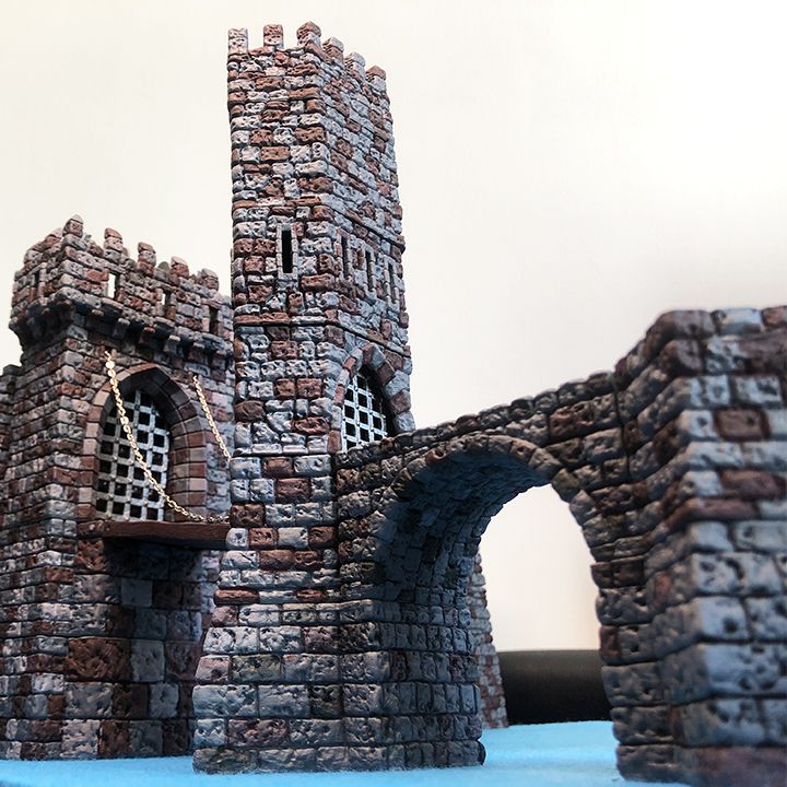 3D Printable Castle builder - Medieval Bridges by ARTMARKEVYCH
