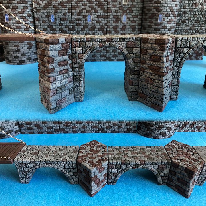 3D Printable Castle builder - Medieval Bridges by ARTMARKEVYCH