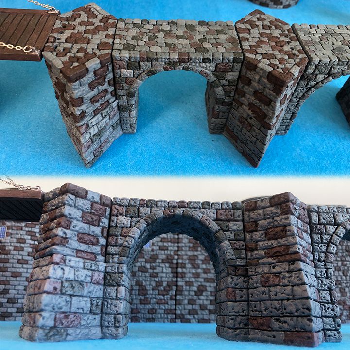 3D Printable Castle builder - Medieval Bridges by ARTMARKEVYCH
