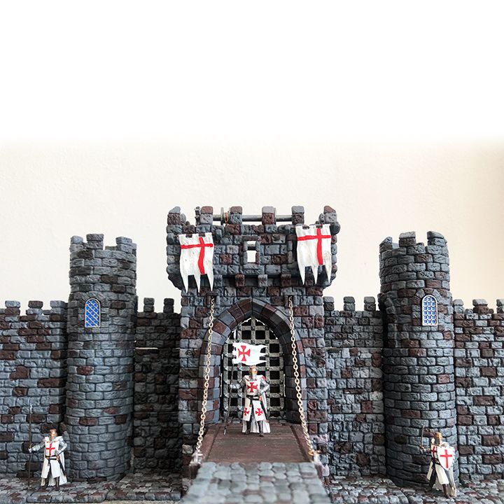 3D Printable Castle builder - Round small towers by ARTMARKEVYCH