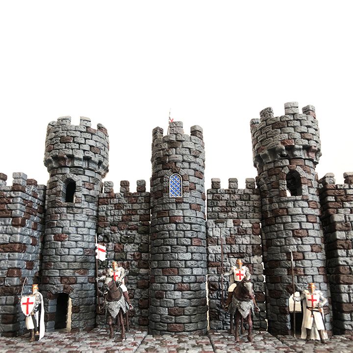 3D Printable Castle builder - Round small towers by ARTMARKEVYCH