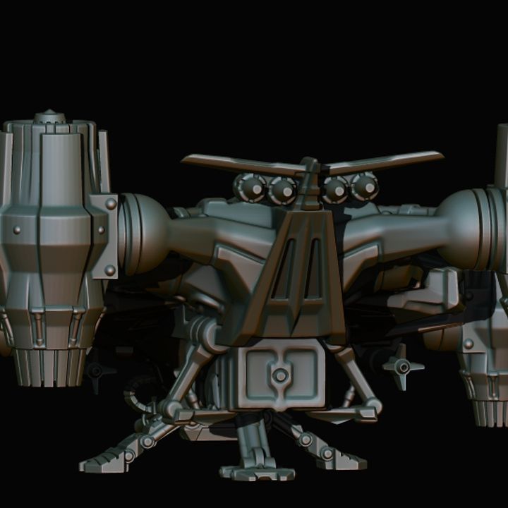 3D Printable Titan Dropship by Grimskald