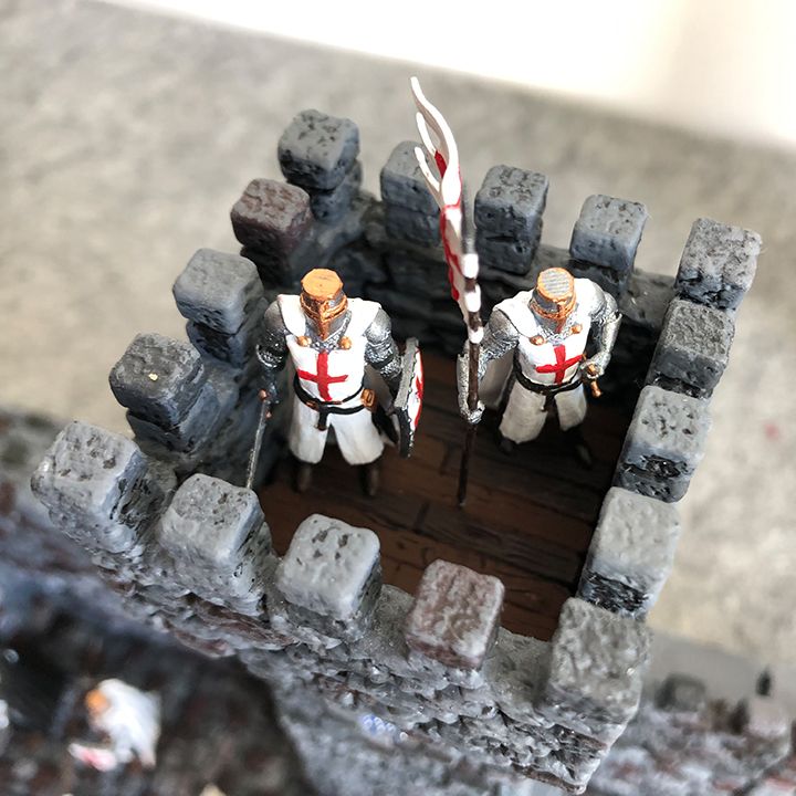 3D Printable Castle builder - Square small towers by ARTMARKEVYCH