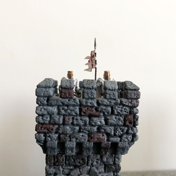 3D Printable Castle builder - Square small towers by ARTMARKEVYCH