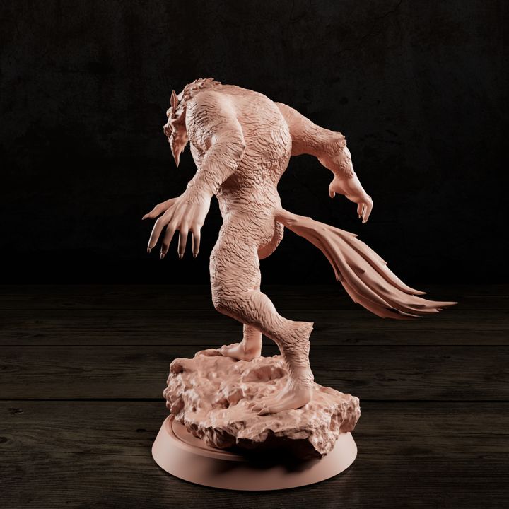 3D Printable Werewolf by Atlanticus Arts