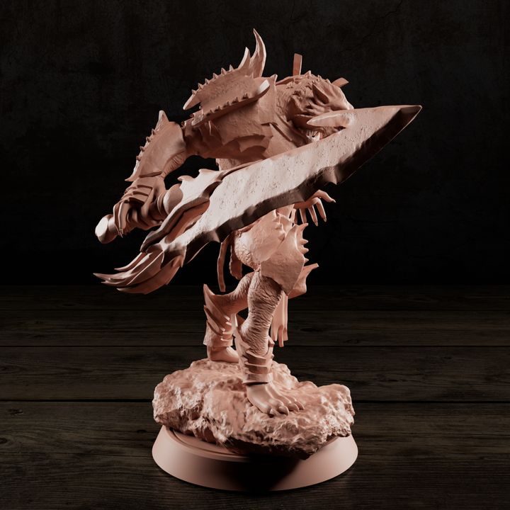 3D Printable Werewolf Boss by Atlanticus Arts