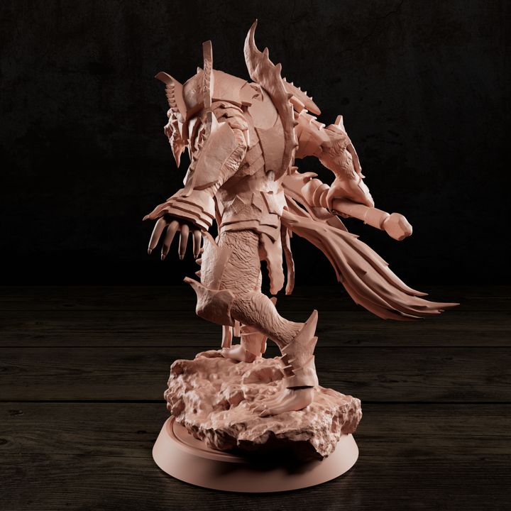 3D Printable Werewolf Boss by Atlanticus Arts
