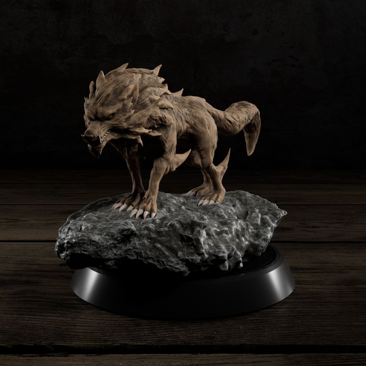 3D Printable Werewolf Cub by Atlanticus Arts