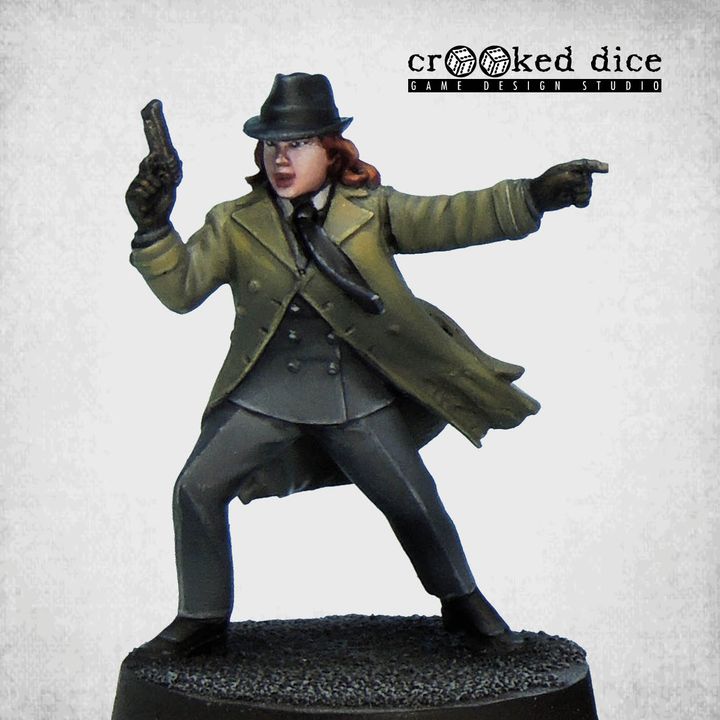 3D Printable Government Agent A by Karl Perrotton