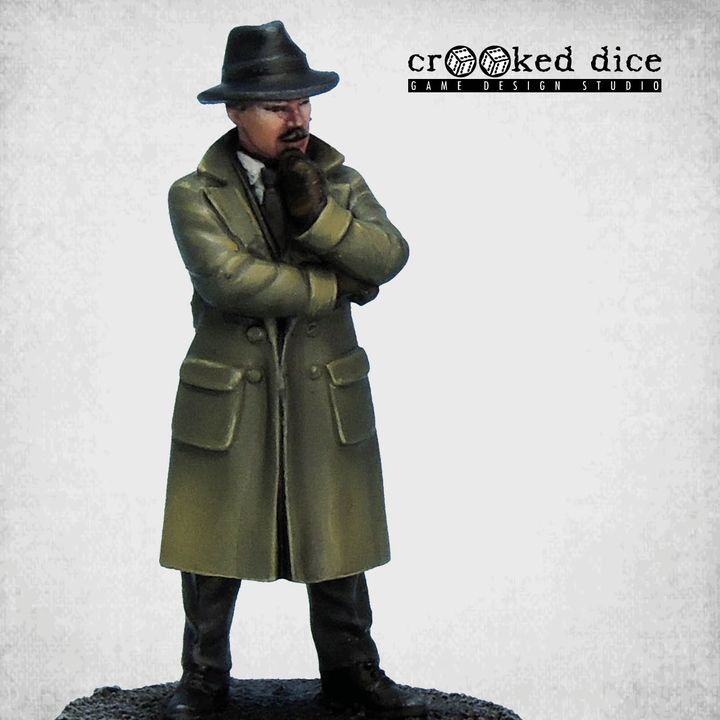 3D Printable Government Agent B by Karl Perrotton