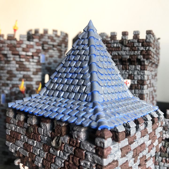 3D Printable Castle builder - Roofs by ARTMARKEVYCH
