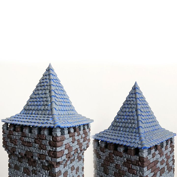 3D Printable Castle builder - Roofs by ARTMARKEVYCH