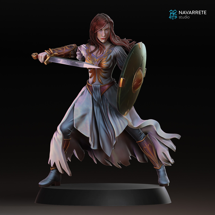 3D Printable Lyssandra, Daughter of Dusk by Navarrete Studio