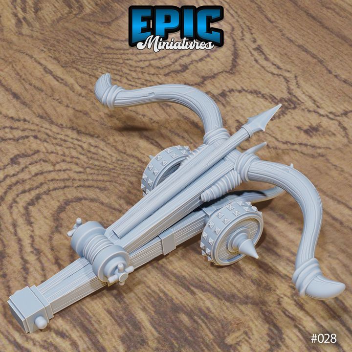 3D Printable Ballista / War Machine / Warfare Construct / Ancient ...