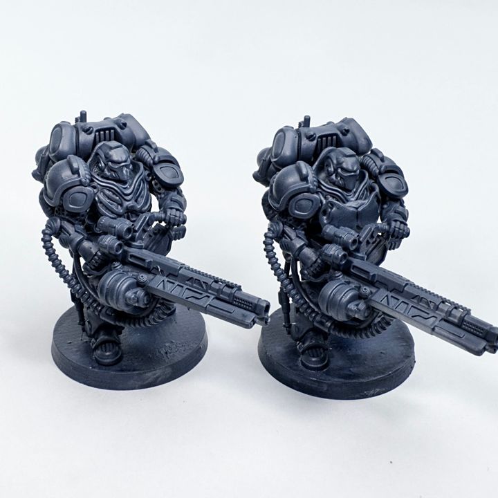 3D Printable Proxy Marines, the Mega Collection by QuestWagon