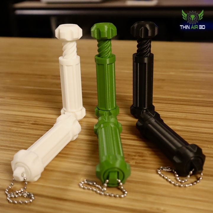 3D Printable Click-Screw Fidget by Thin Air 3D