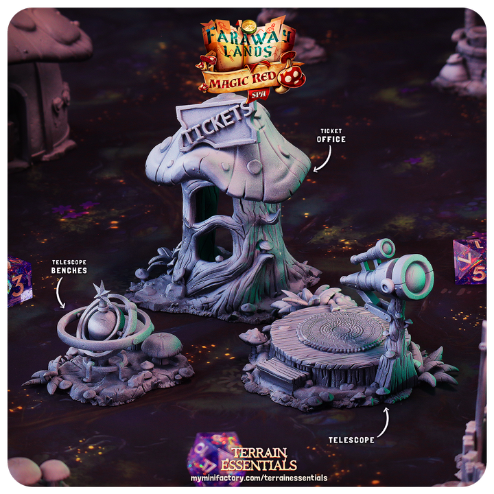 3D Printable Red Magic Terrain - The Lovers Constellation (Pre ...