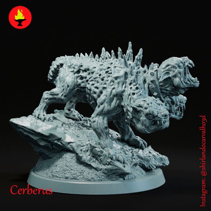 3D Printable Cerberus by Evil Forge Studio