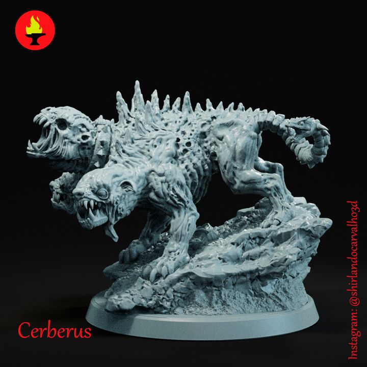 3D Printable Cerberus by Evil Forge Studio