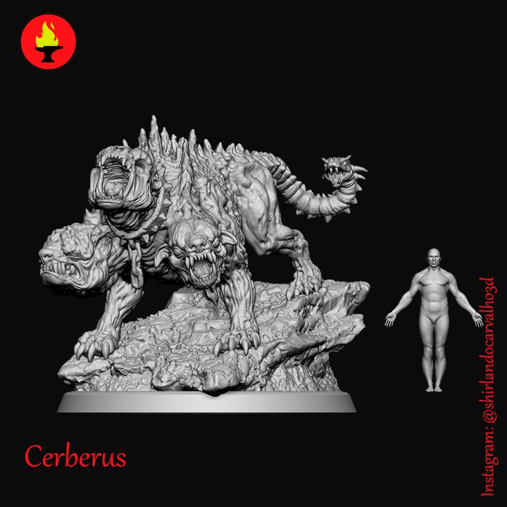 3D Printable Cerberus by Evil Forge Studio