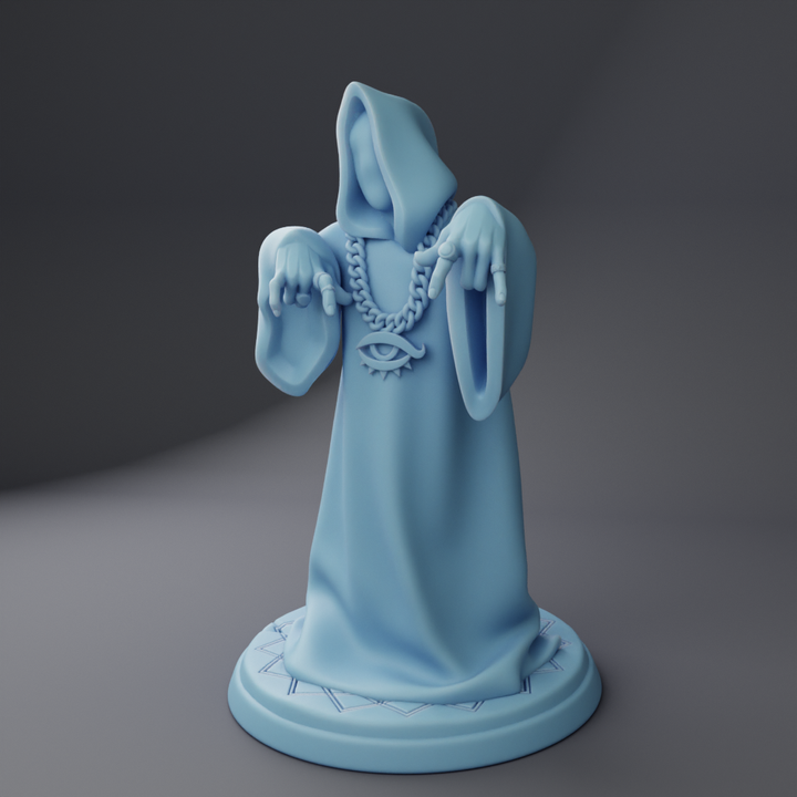 3D Printable Shadow Money Wizard Gang by Twin Goddess Miniatures
