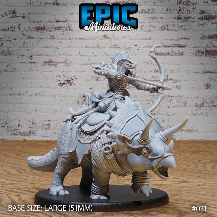 3D Printable Lizard Folk Army Dino Set / Reptilian Humanoid Warrior ...