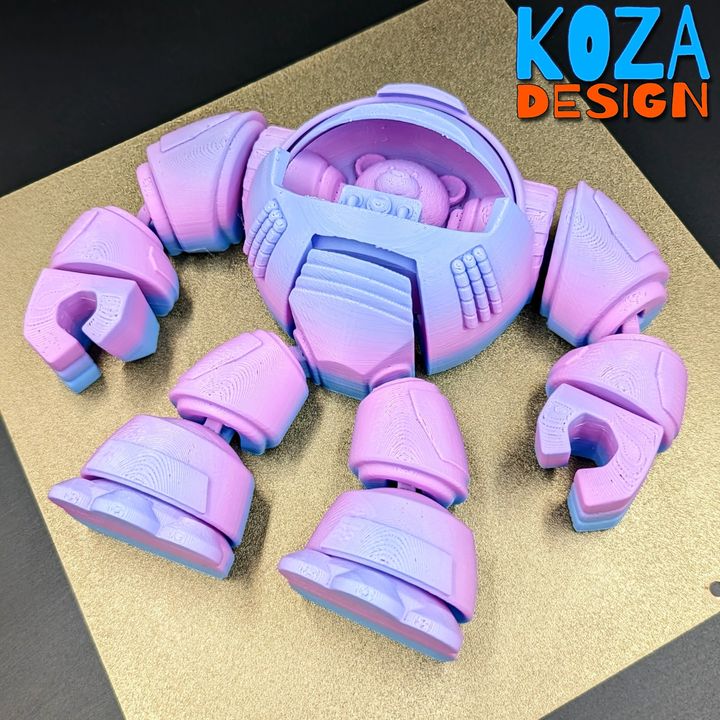 3D Printable TEDDYBOT by Koza Design