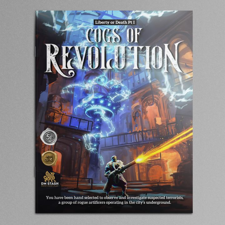 3D Printable Cogs of Revolution (DM Stash Feb '25 Bundle) by DM Stash