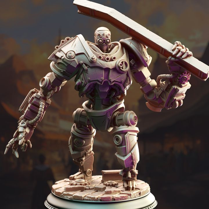 3D Printable Steampunk Giant Automaton - Venatoris by DM Stash