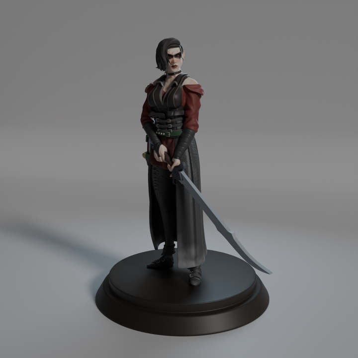 3D Printable Female Human Warlock by Tenda Orc Studio