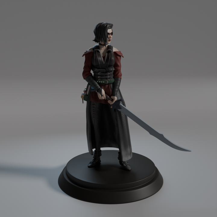 3D Printable Female Human Warlock by Tenda Orc Studio