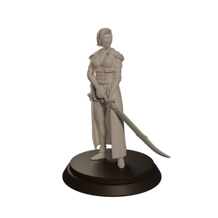 3D Printable Female Human Warlock by Tenda Orc Studio
