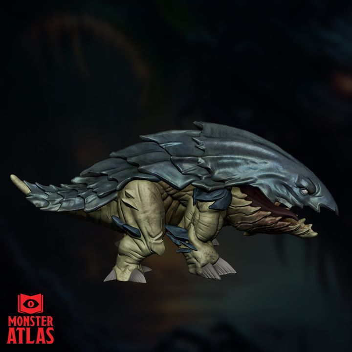 3D Printable Bulette by Monster Atlas