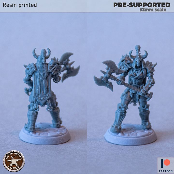 3D Printable Orcs V3 BUNDLE1 (38 Unique Pre-supported STLs) by ...