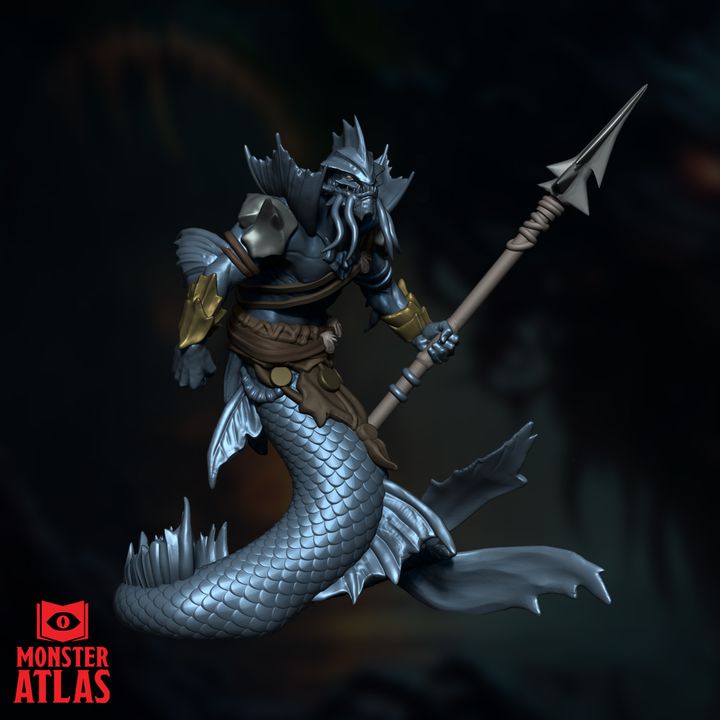 3D Printable Merrow by Monster Atlas